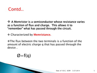 Memristor | PPTX