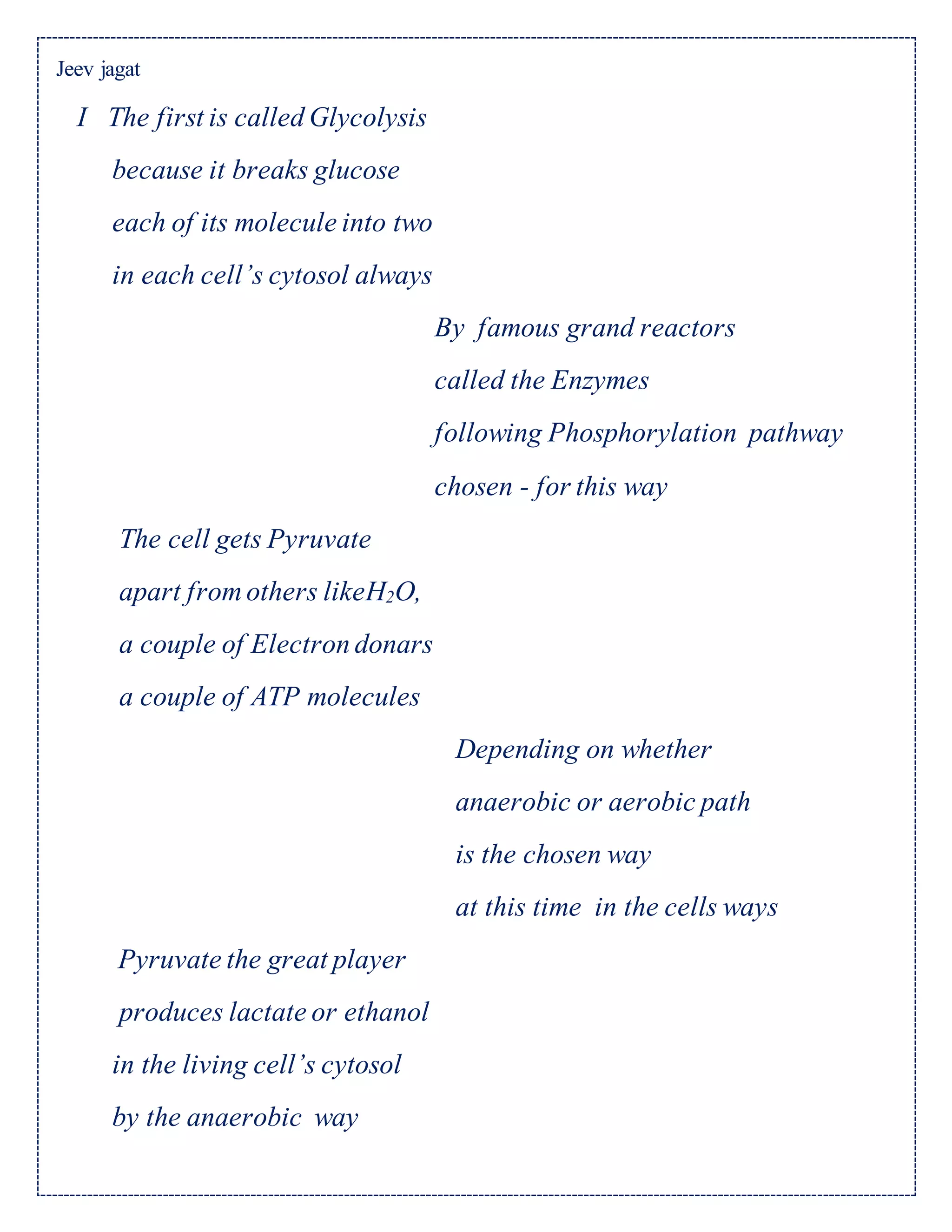 Life sustaining processes phenomenaJeev jagat ki adharshila cellular ...