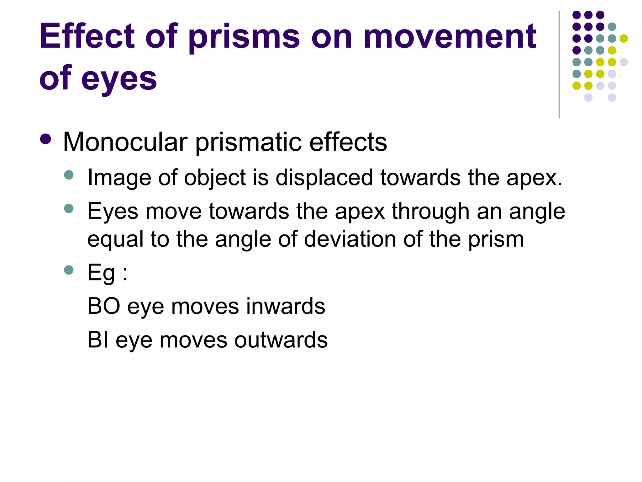 Ophthalmic Prisms: Prismatic Effects and Decentration | PPT