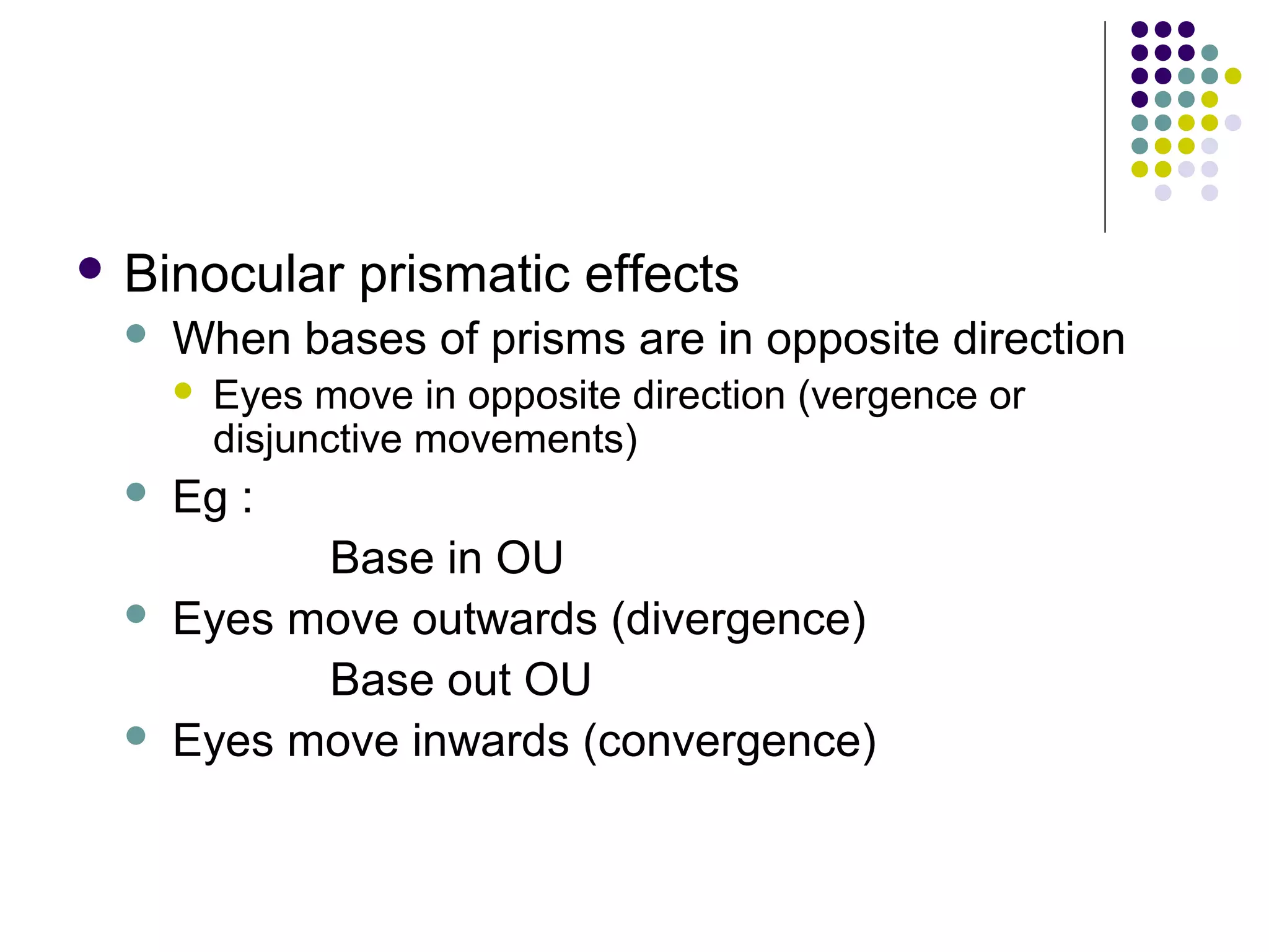 Ophthalmic Prisms: Prismatic Effects and Decentration | PPT