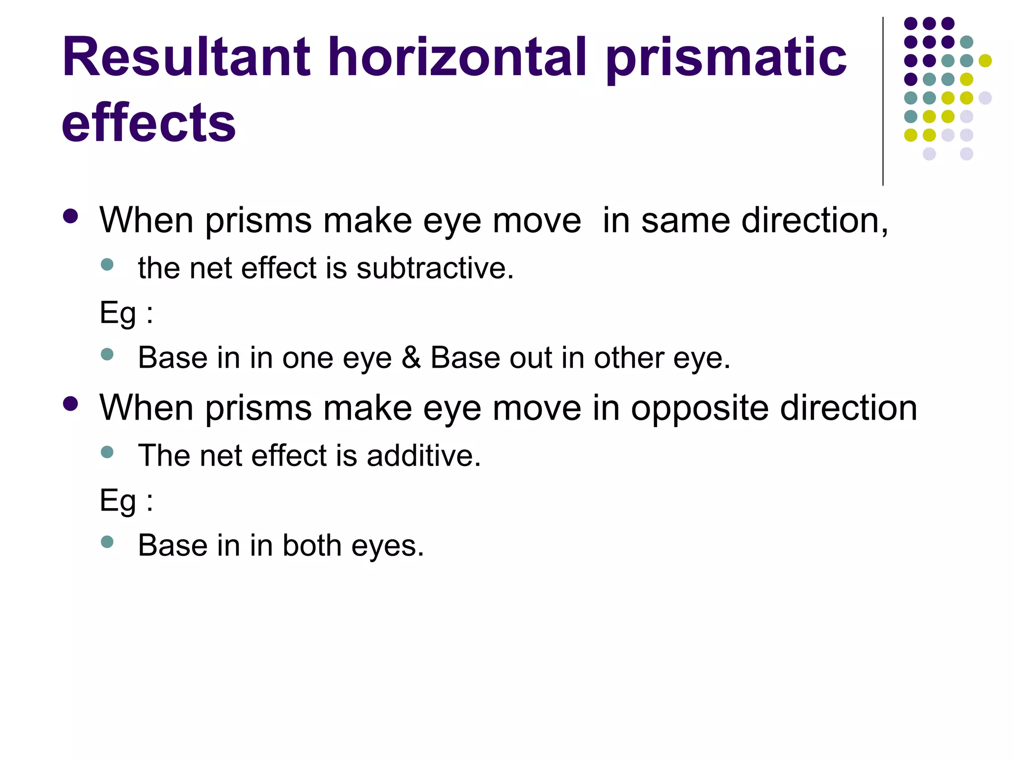 Ophthalmic Prisms: Prismatic Effects and Decentration | PPT