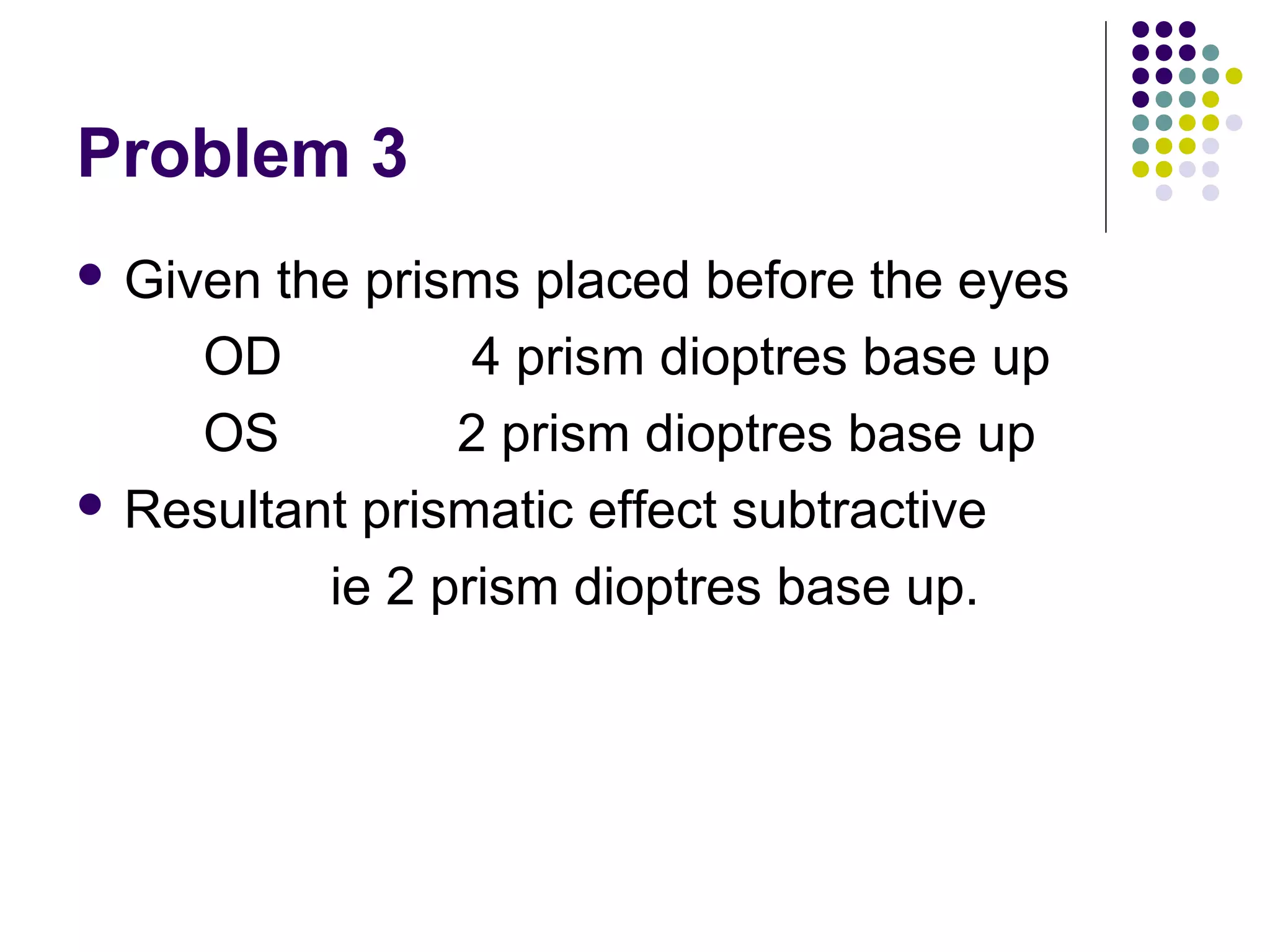Ophthalmic Prisms: Prismatic Effects and Decentration | PPT