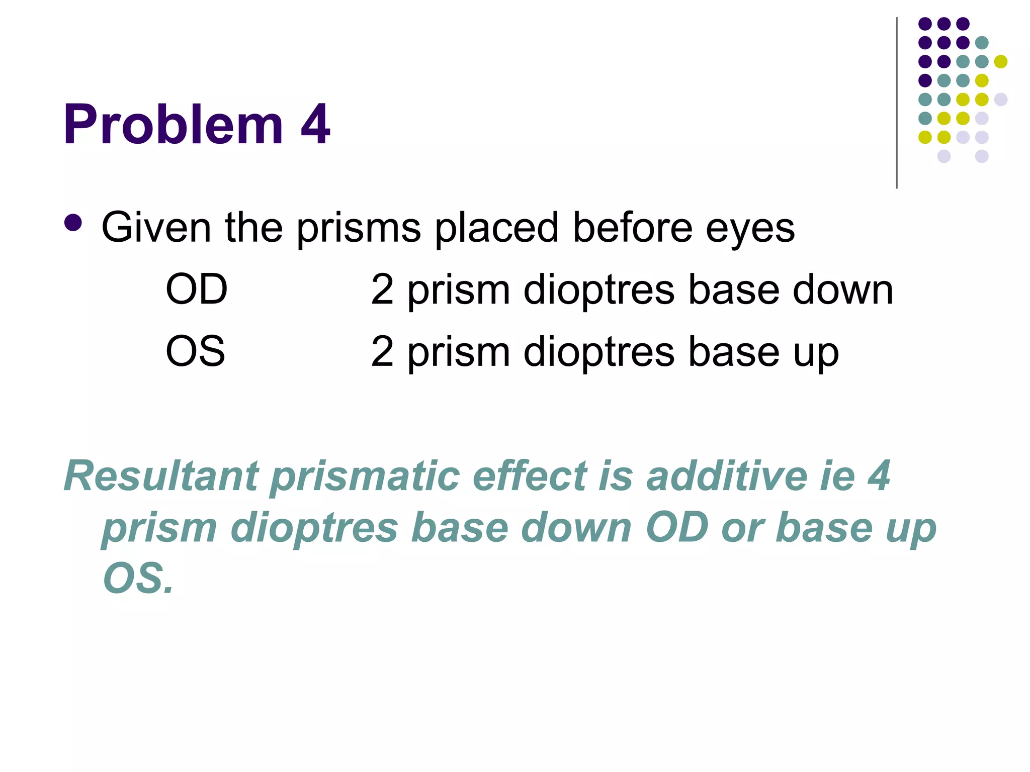 Ophthalmic Prisms: Prismatic Effects and Decentration | PPT