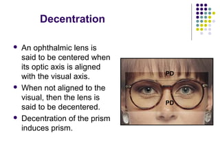 Ophthalmic Prisms: Prismatic Effects and Decentration | PPT