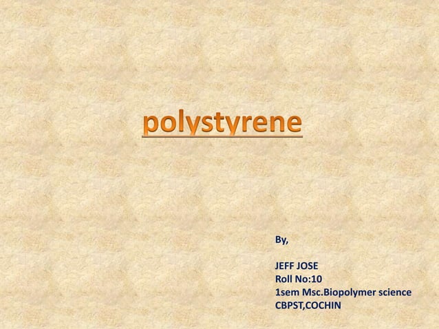 polystyrene | PPTX