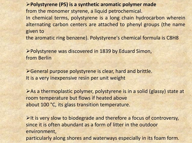 polystyrene | PPTX