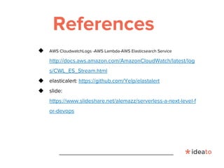 serverless, a next level for devops | PPT