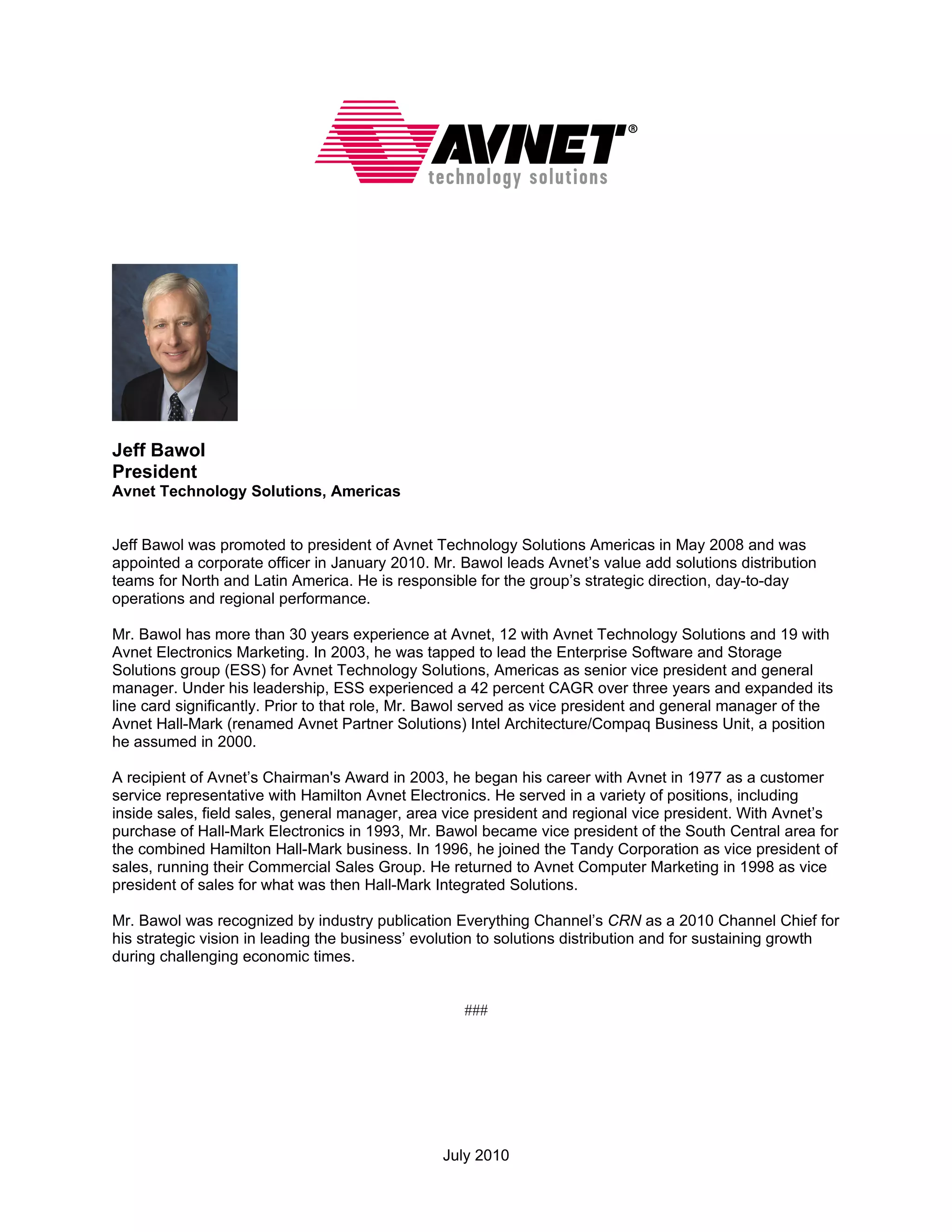 Jeff bawol bio en | DOC