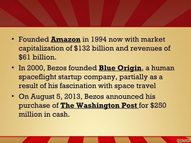 Jeff bezos | PPT