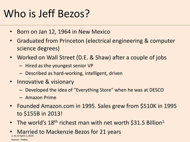 Jeff Bezos by Satoko Nakayama | PPT