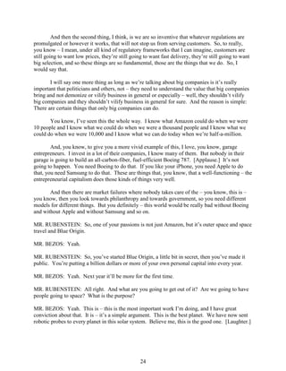 Jeff Bezos Live Interview Transcript | PDF