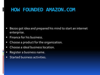 Biography Jeff Bezos | PPTX