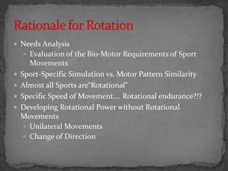 Developing Rotational Power | PPT