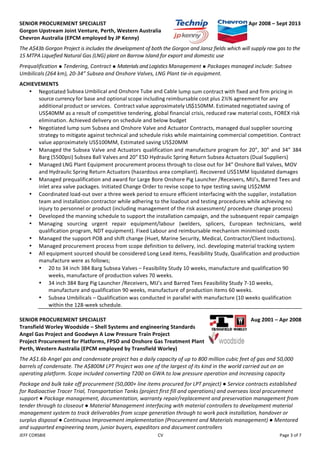 Jeff Corsbie CV | PDF