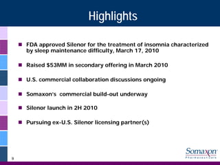 Jefferies 2010 Healthcare Conf | PPT