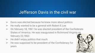 Jefferson davis presentation | PDF
