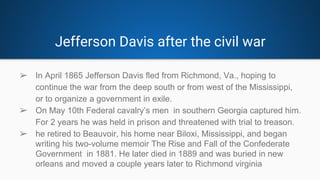 Jefferson davis presentation | PDF