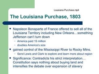 Goal 1 Jefferson's Presidency | PPT