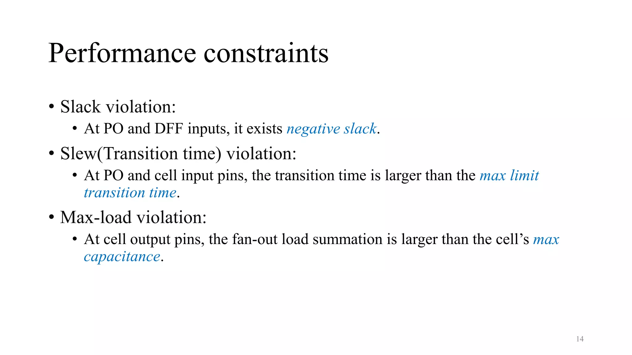 Leakage Power Minimization using SA-Based Gate Sizing and Threshold Voltage Assignment | PPTX