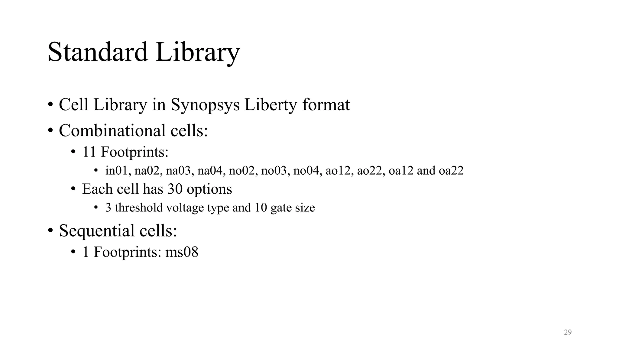 Leakage Power Minimization using SA-Based Gate Sizing and Threshold Voltage Assignment | PPTX
