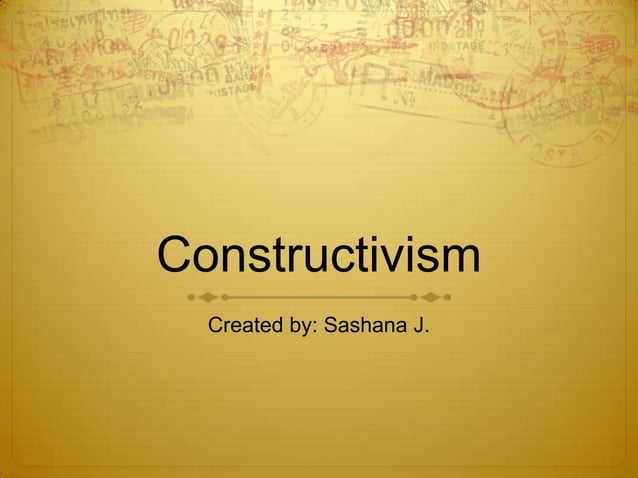 Constructivism | PPT