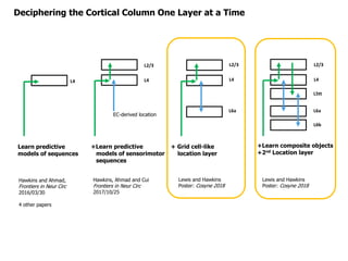 Does the neocortex use grid cell-like mechanisms to learn the structure of objects? by Jeff ...