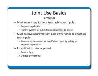 Rocky Mountain Power - Joint Use of Poles | PDF