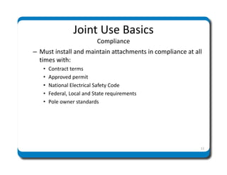 Rocky Mountain Power - Joint Use of Poles | PDF