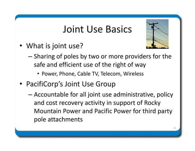 Rocky Mountain Power - Joint Use of Poles | PDF | Business | Business ...