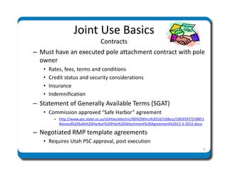 Rocky Mountain Power - Joint Use of Poles | PDF