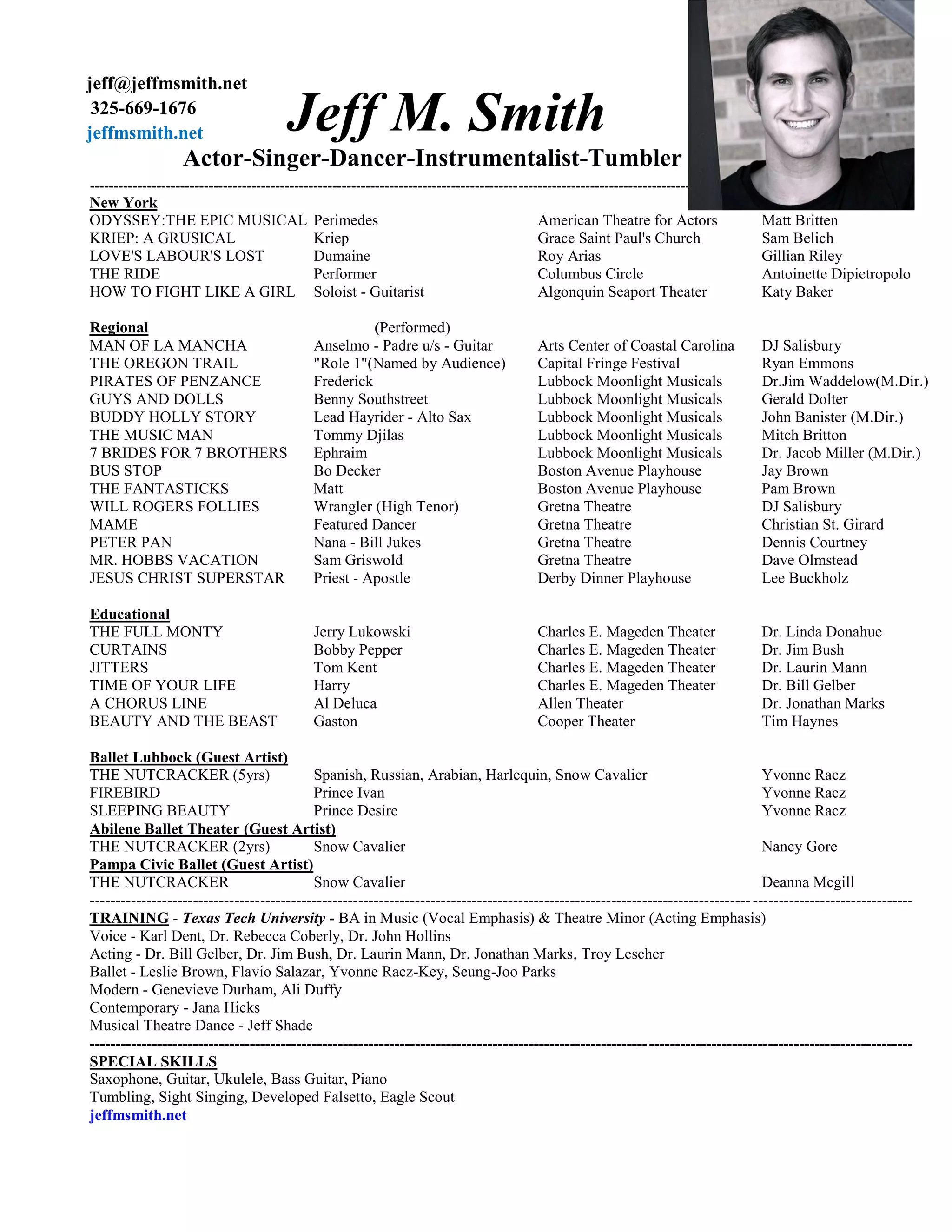 Jeff M. Smith Resume | PDF