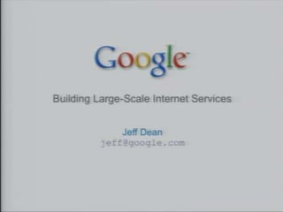 Jeffrey dean evolution and future directions of large scale storage and ...