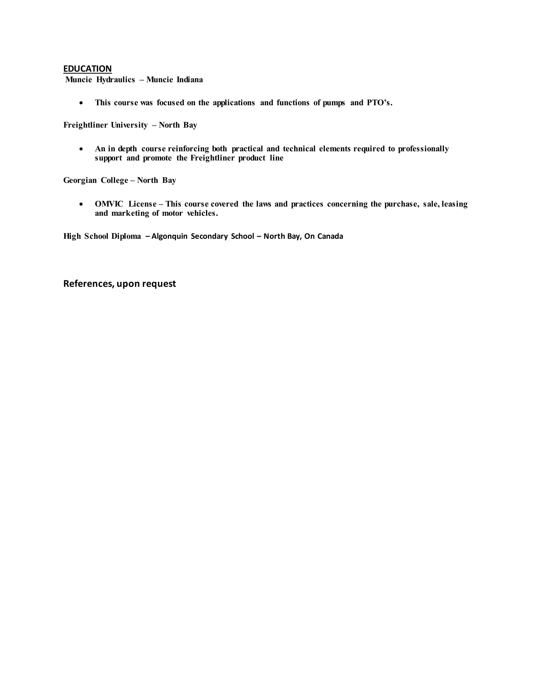 Jeffrey minor resume | PDF