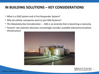 In-Building Wireless, DAS and First Responder Systems | PPTX