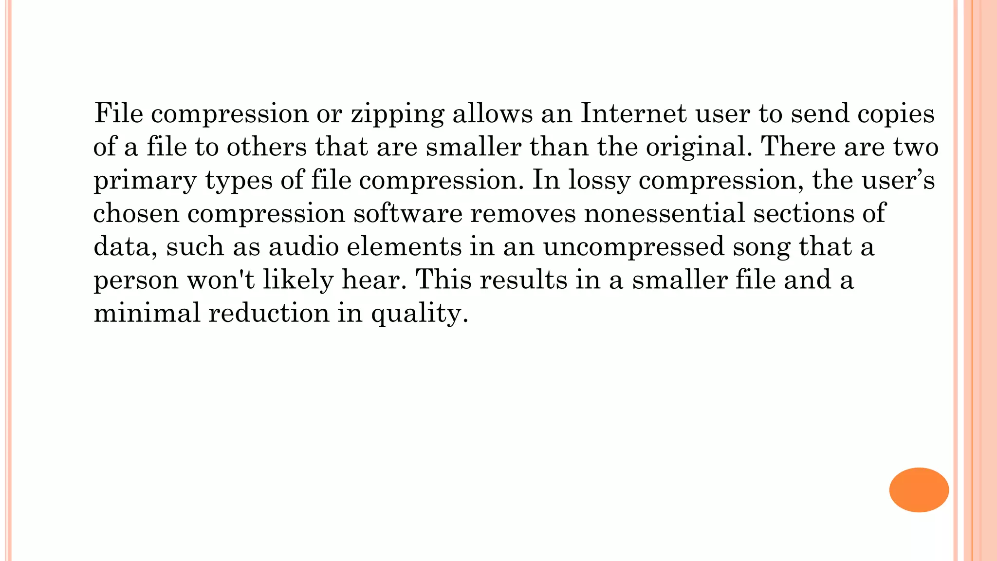 What Is File Compression? | PPT