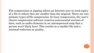 What Is File Compression? | PPT