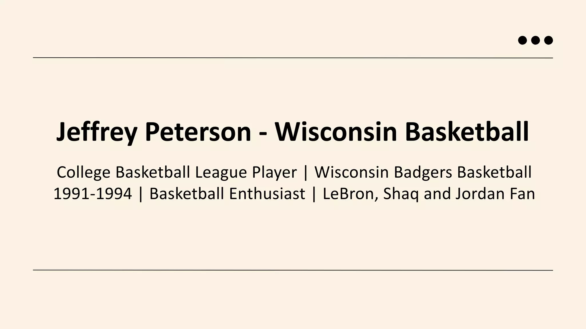 Jeffrey Peterson - Wisconsin - A Performance-driven Individual.pdf