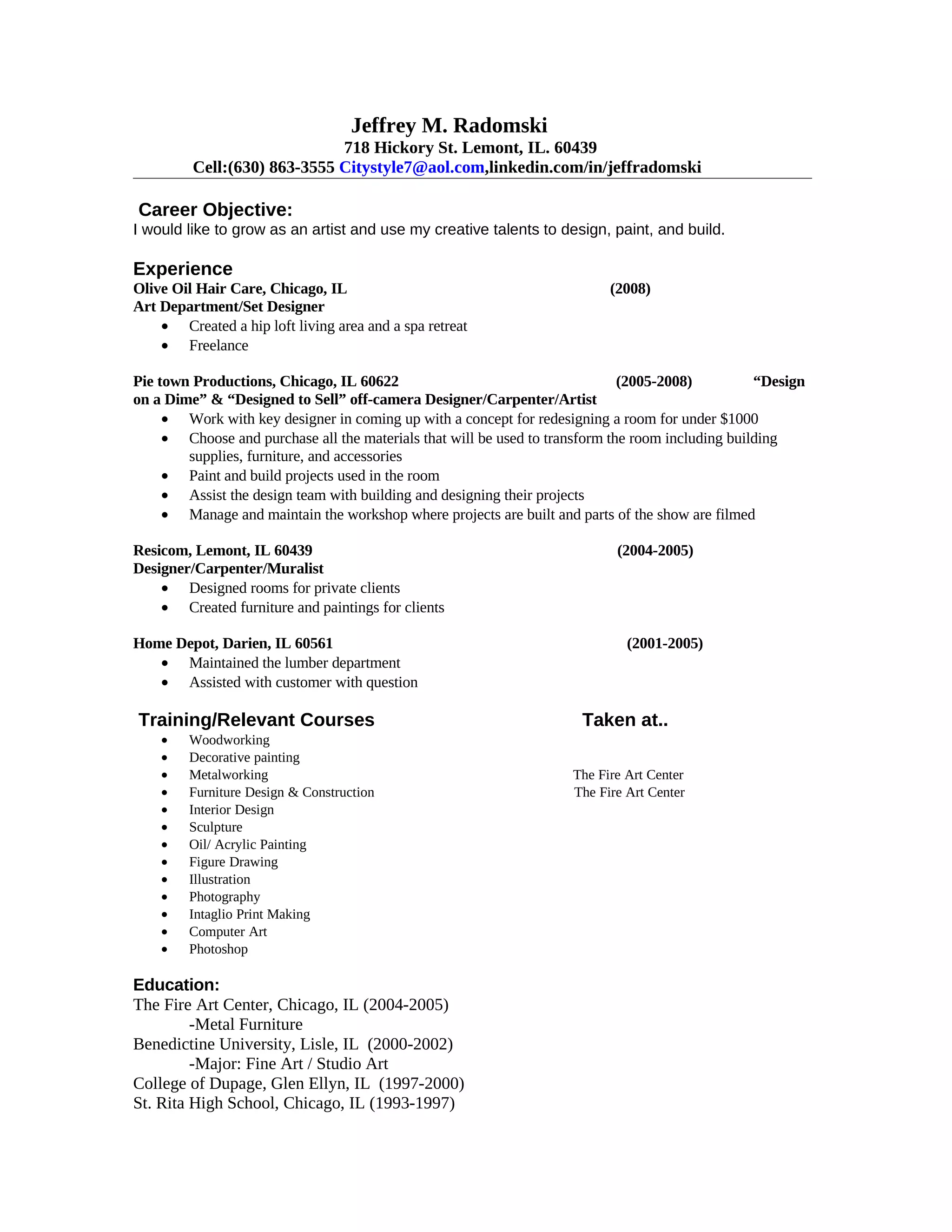 Jeffrey Resume | PDF