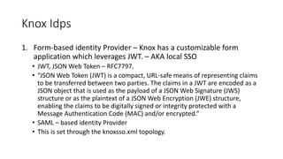 Apache Knox Gateway "Single Sign On" expands the reach of the ...