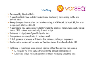 Personalized Medicine through Tumor Sequencing | PPT