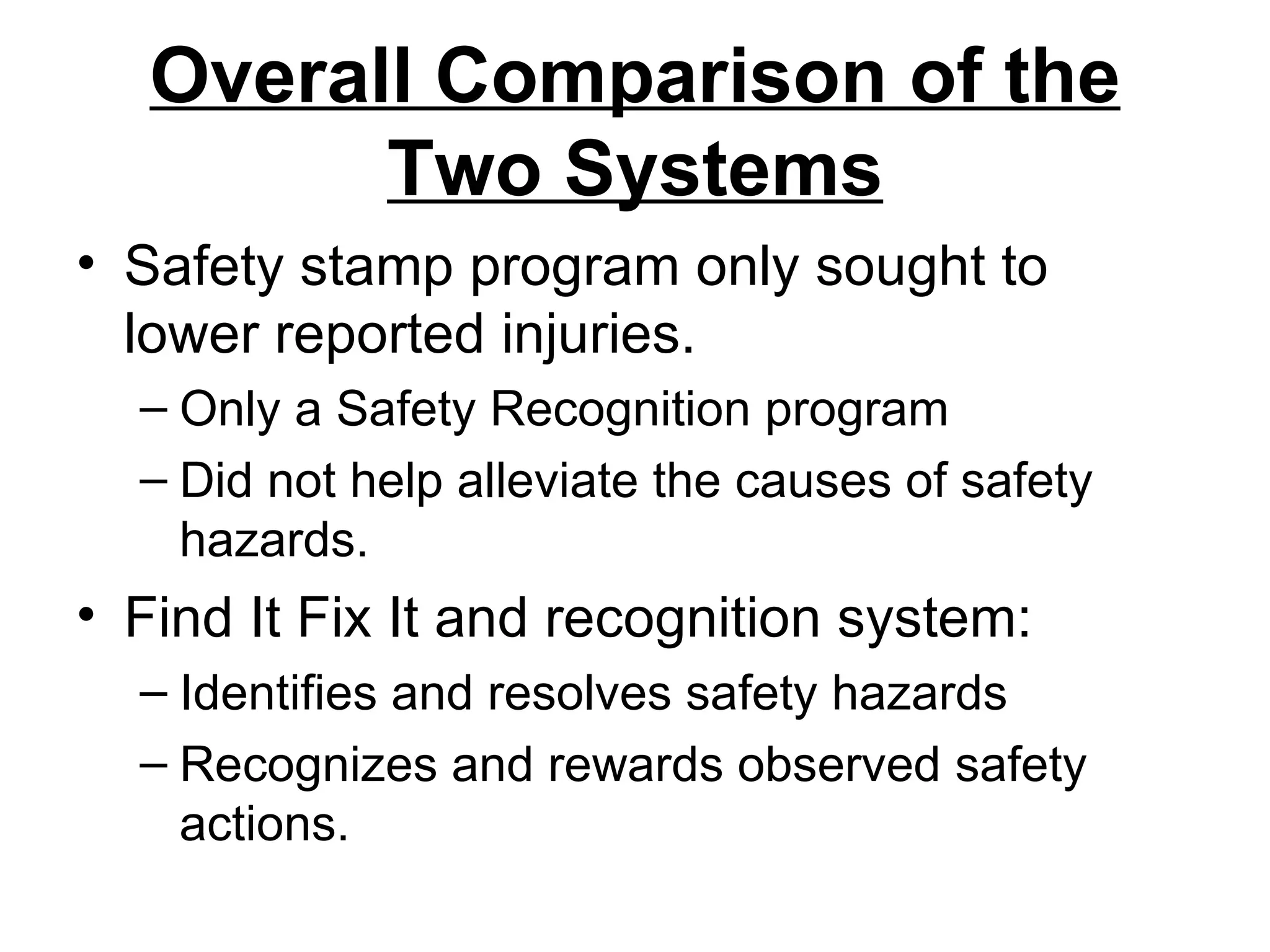Safety: Hazard Identification and Recognition Program | PPT