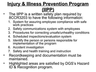 Safety: Hazard Identification and Recognition Program | PPT