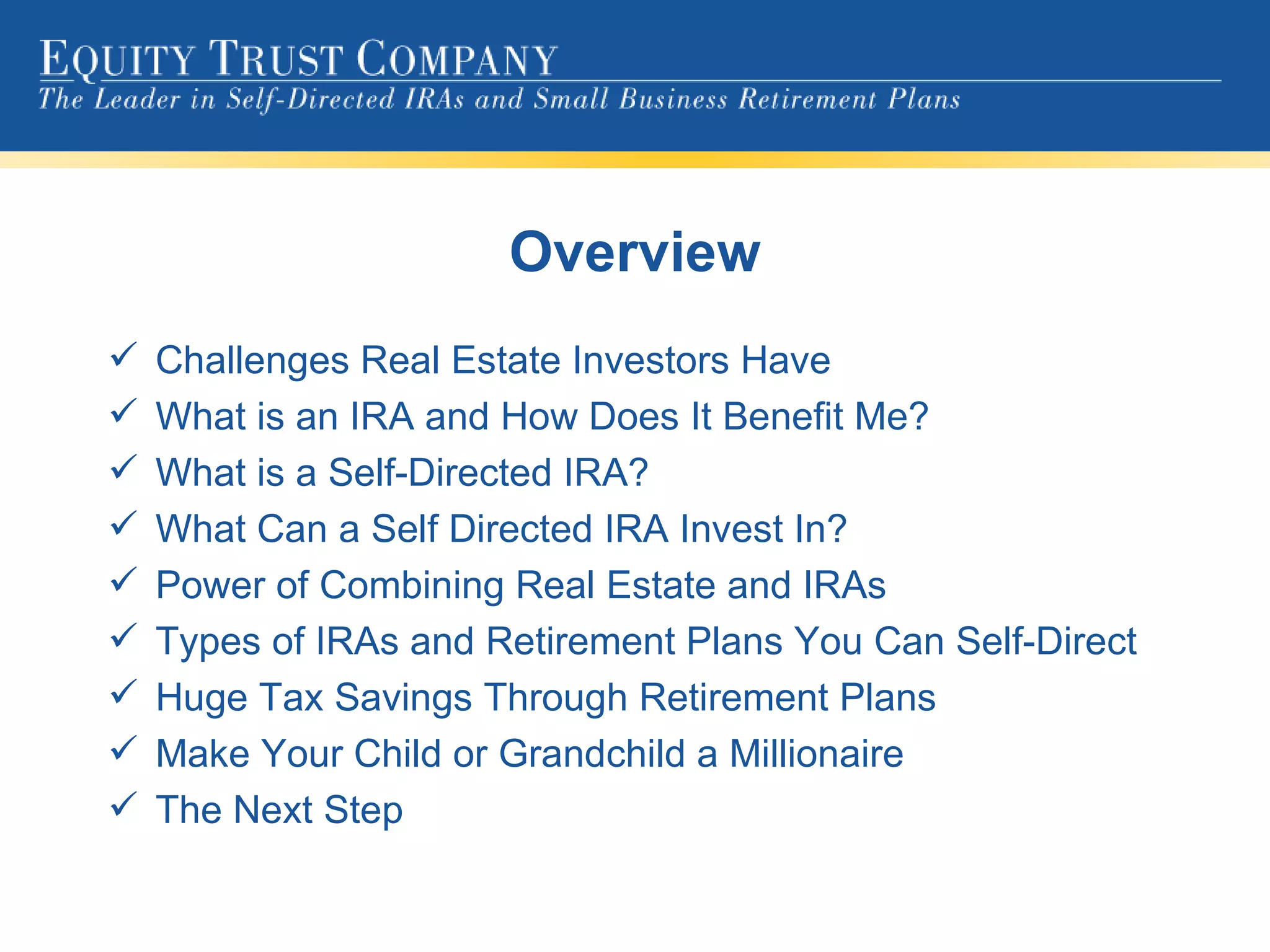 Self Directed IRA | PPT