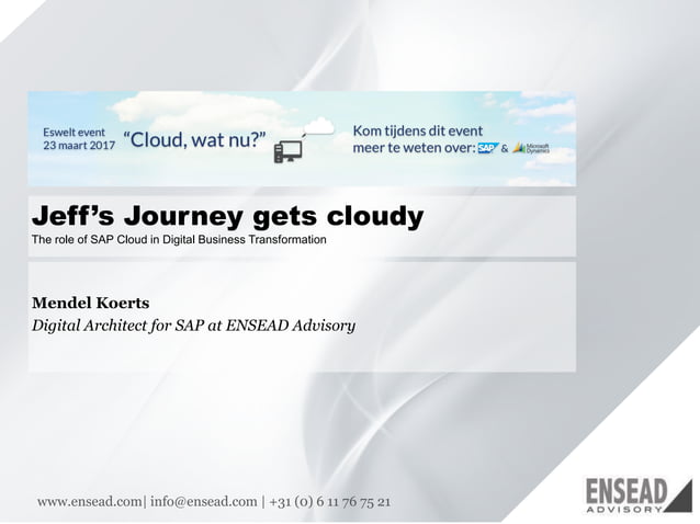 Jeff's Journey gets cloudy | PPT