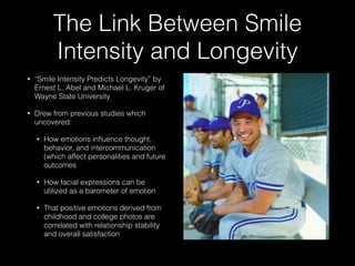 Jeffrey A. Forrest | The Relationship Between Smile Intensity and ...