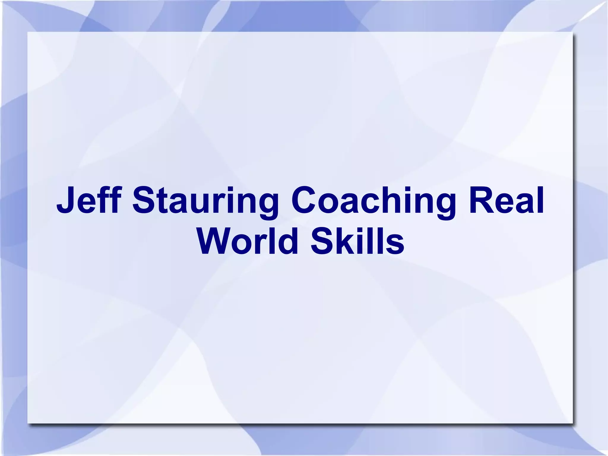 Jeff stauring | PPT