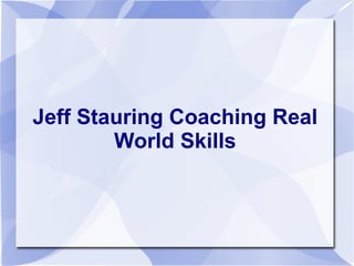Jeff stauring | PPT
