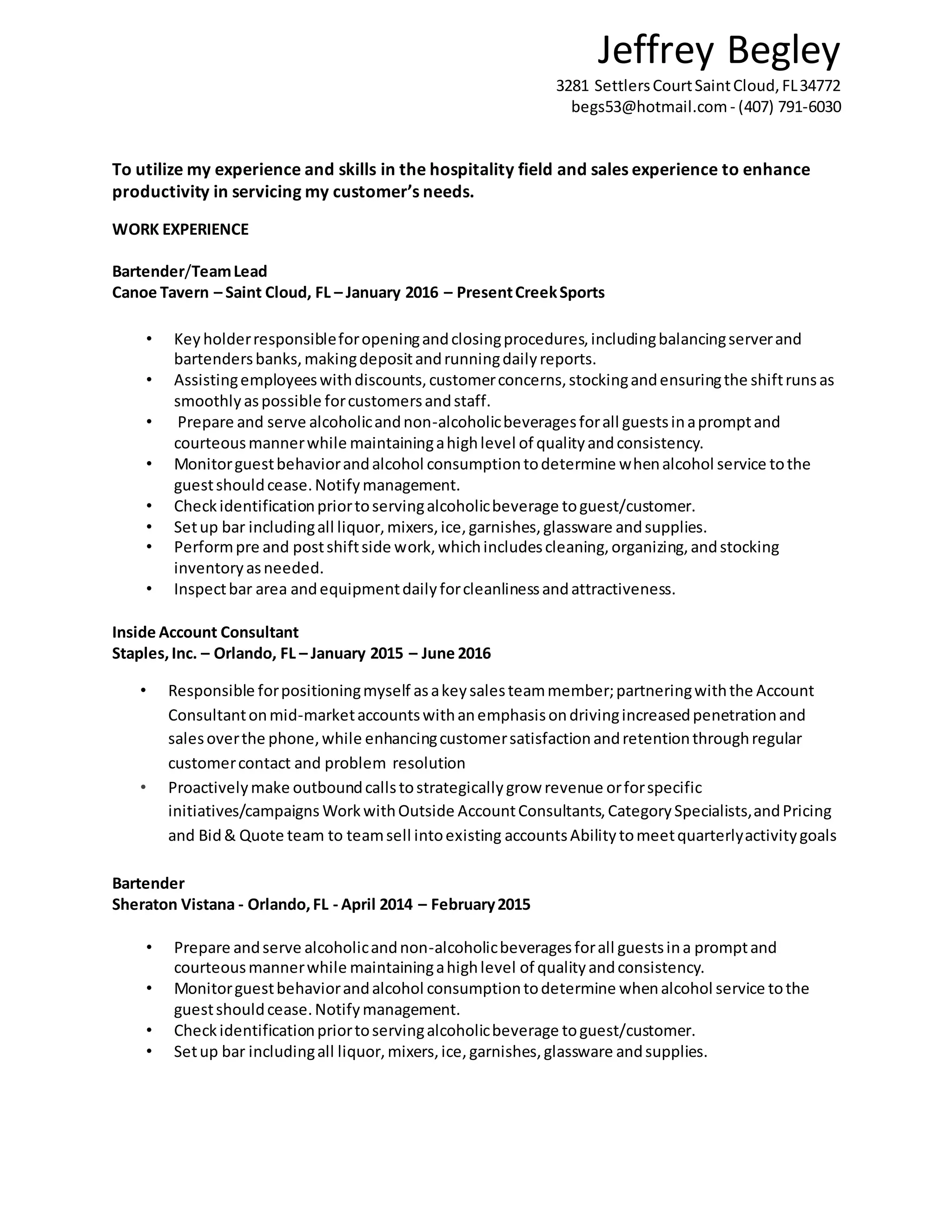 Jeff updatedresume | PDF