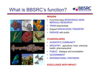 BBSRC Strategy and More | PPT