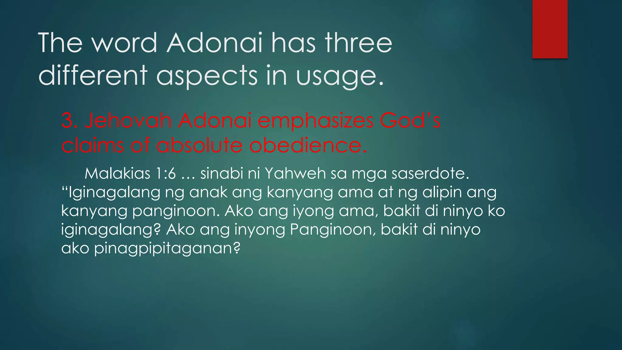 Jehovah Adonai | PPTX
